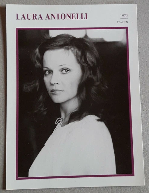 SCHAUSPIELERIN LAURA ANTONELLI | Portrait | Star-Foto / Sammelbild ...