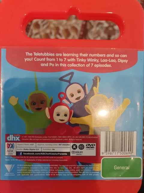 THE TELETUBBIES NUMBER Fun Dvd Rare Kids Children's Cult Bbc Tv 2005 ...
