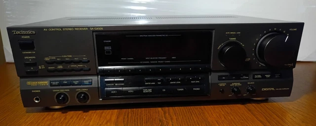 VINTAGE TECHNICS SA-GX505 Receiver AV Phono Input MIJ SERVICED* EUR 139 ...
