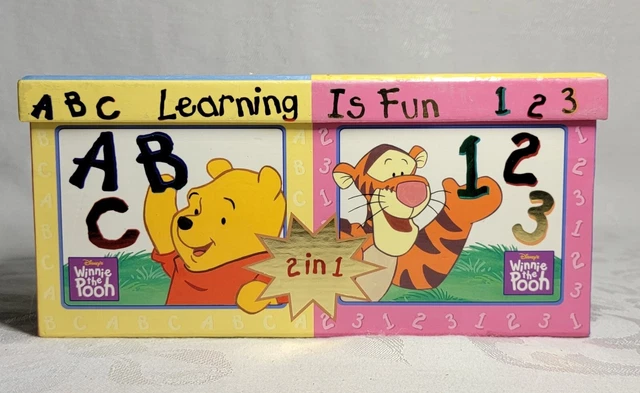 DISNEY'S WINNIE THE Pooh Learning Is Fun 2-in-1 Box 50 Hardcover ...