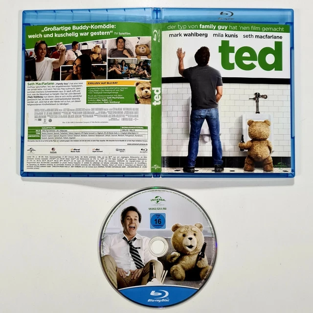 BLU-RAY FILM TED dt Seth MacFarlane/Mark Wahlberg/Anarcho-comedy/Black humor £1.65 - PicClick UK