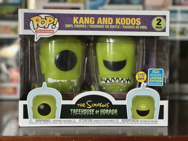 FUNKO POP FIGUR The Simpsons Treehouse Of Horror Kang And Kodos Glow ...