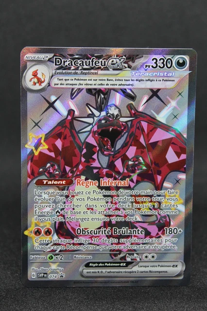 CARTE POKÉMON DRACAUFEU ex SVP 074 SV Black Star Promos EUR 15,00 - PicClick FR