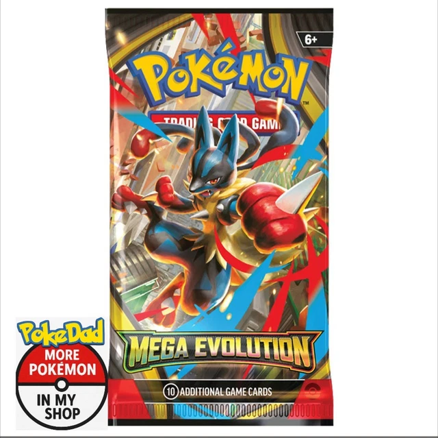 POKEMON TCG MEGA Evolution Booster Packs - Factory Sealed - Ready to ...