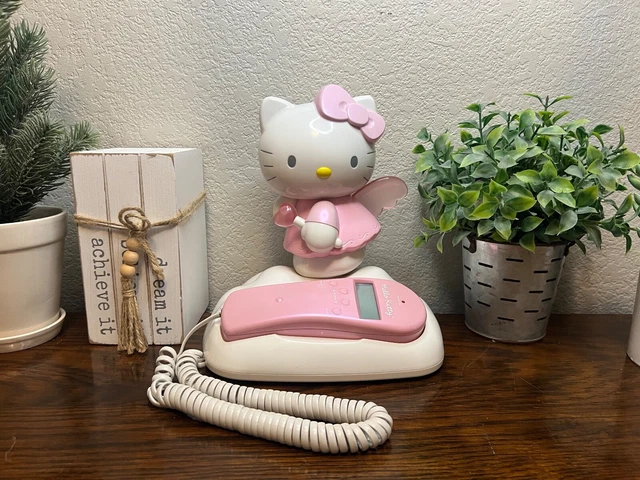 VINTAGE SANRIO HELLO Kitty Fairy Corded Telephone Caller Id £46.84 ...