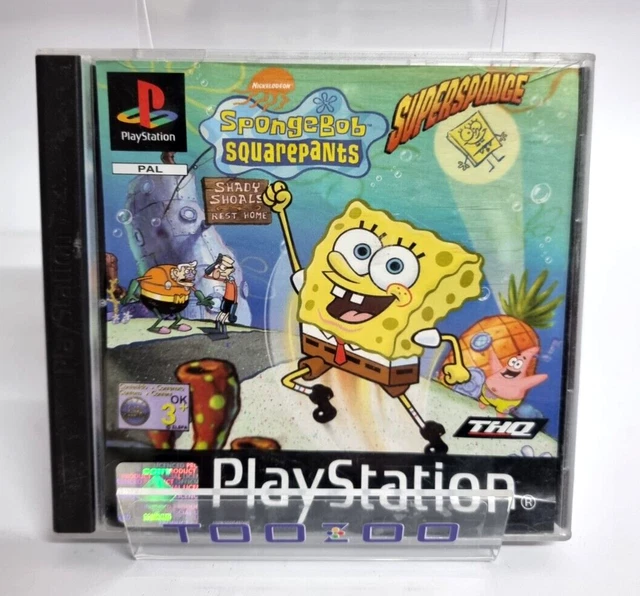 SPONGEBOB SQUAREPANTS: SUPERSPONGE Complete Sony PlayStation 1 PS1 Game ...