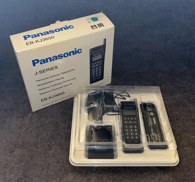 PANASONIC J-SERIES EB-KJ3650 Vintage Mobile Analogue Phone Boxed With ...