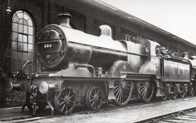 Lms Class 2p 4 4 0 No 503 At Burton Mpd C1945 R Photo Postcard See