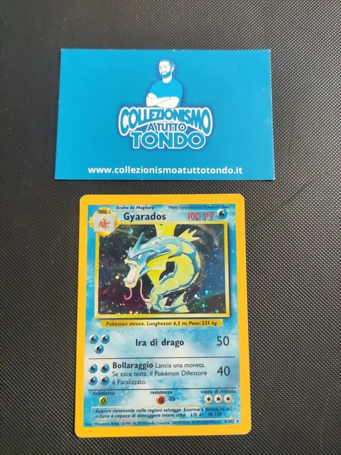 CARD POKEMON-GYARADOS-SET BASE-006-ITA EUR 14,99 - PicClick IT