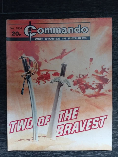 COMMANDO COMIC NUMBER 1834 Two Of The Bravest Military Action Comic ...