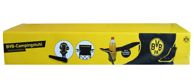 CAMPINGSTUHL BVB BORUSSIA Dortmund Faltstuhl Faltbar Klappstuhl Strandstuhl * EUR 28,90 ...