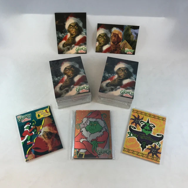 HOW THE GRINCH STOLE CHRISTMAS Dr Seuss BIG CARD SET COLLECTION w/ MANY ...
