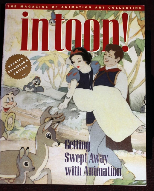 WALT DISNEY ANIMATION Magazine SNOW WHITE Seven Dwarfs 1992 Collectors ...