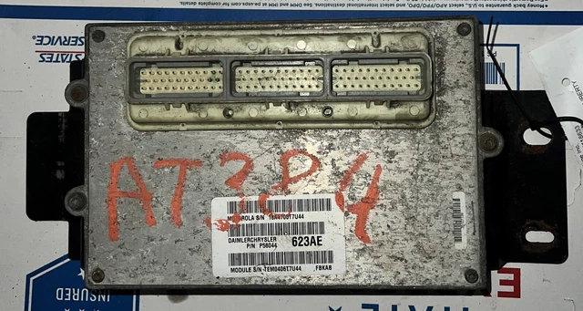 ENGINE ECM ELECTRONIC Control Module 3.7L Automatic Fits 03 LIBERTY ...