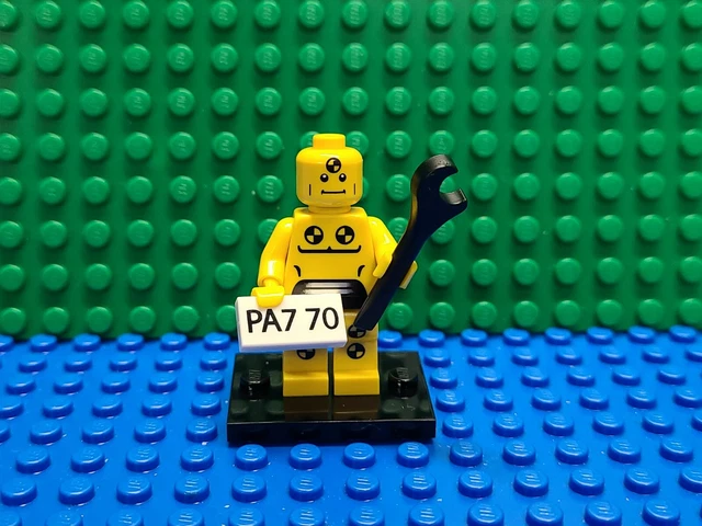 LEGO DEMOLITION DUMMY Minifigure Collectible Series 1 Complete 8683 CMF ...