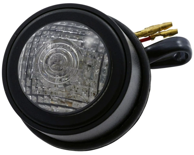 FEU ARRIÈRE LED OLD SCHOOL TYP2, moto, noir, lumière blanche EUR 43,53 ...