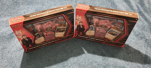 POKEMON TCG DESTINED Rivals Team Rockets Mewtwo EX Box X2 🔥 FAST SHIP 🚀 ...
