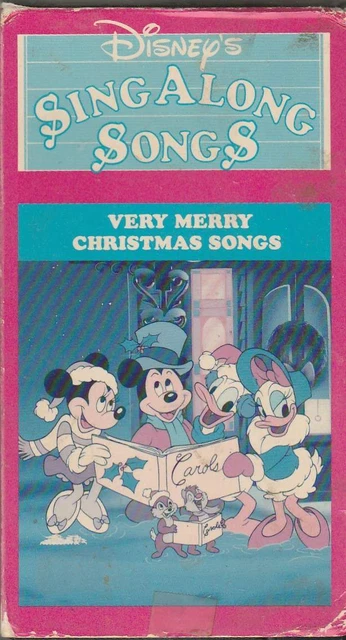 DISNEYS SING ALONG Songs - Very Merry Christmas Songs (VHS, 1997) $2.89 ...