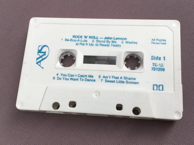 VINTAGE JOHN LENNON Cassette TAPE, Rock 'N' Roll - Beatles... $23.20 - PicClick AU