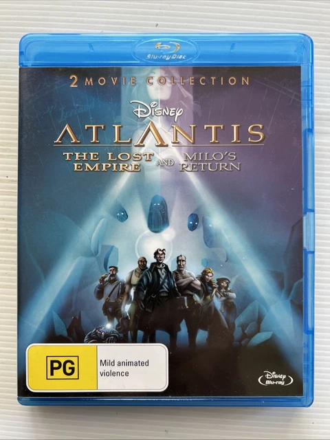 BLU RAY - ATLANTIS The Lost Empire and Milo's Return (2003) Region Free ...