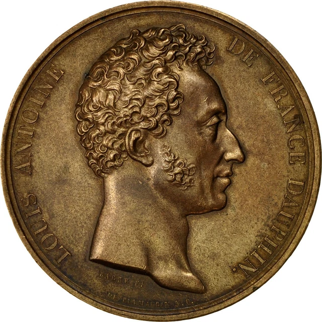 FRANKREICH, MEDAILLE, LOUIS Antoine d'Artois, Duc d'Angoulème, Trocadéro EUR 96,75 - PicClick DE