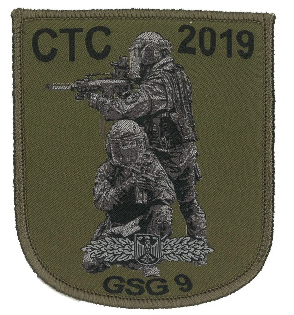 ABZEICHEN PATCH BUNDESPOLIZEI GSG9 Wettkampf CTC 2019 (Musterversion ...