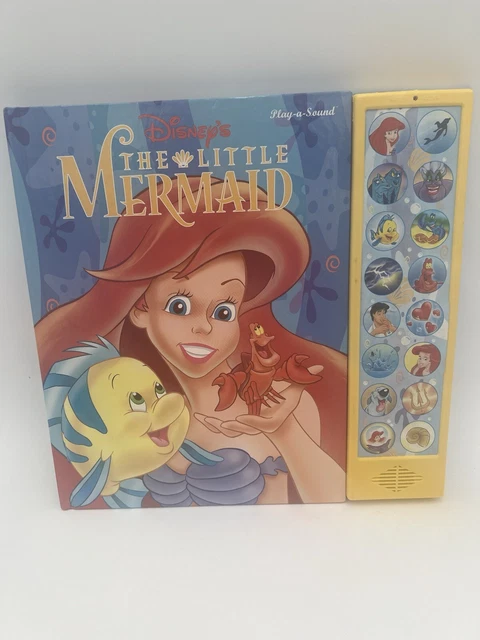 1997 DISNEY’S THE Little Mermaid Play A Sound Book Works Great! £15.48 ...