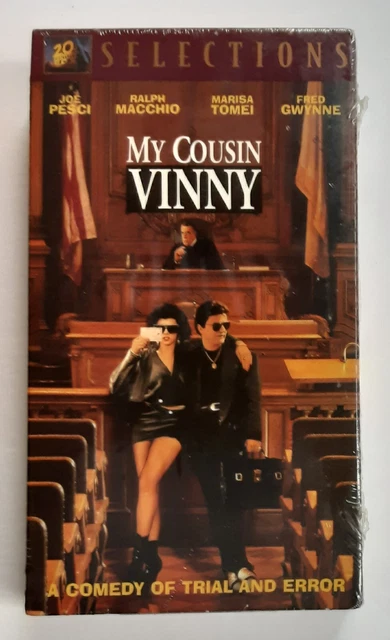 My Cousin Vinny Vhs Factory Sealed Fox Watermark 1992 Joe Pesci Marisa
