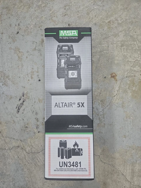 MSA ALTAIR 5X Bluetooth Multi-Gas Monitor /Detector With Charger (UL ...