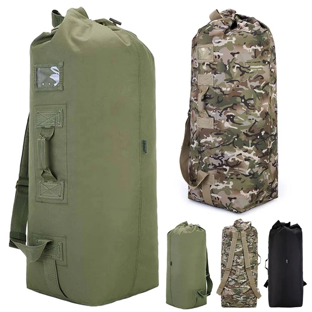 DUFFLE KIT BAG Military US Army Style Tactical Tool Holdall Rucksack ...