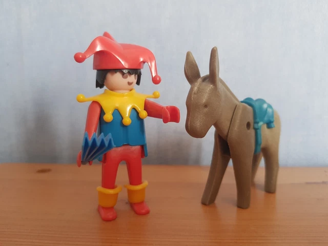 PLAYMOBIL KLICKY 3330 Harlekin Hofnarr Ritter Burg gebr. TOP RAR EUR 29 ...