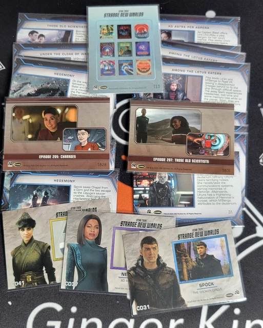 2025 RITTENHOUSE STAR Trek Strange New Worlds 28-Card Lot – 22 Base & 6 Inserts $20.17 - PicClick CA