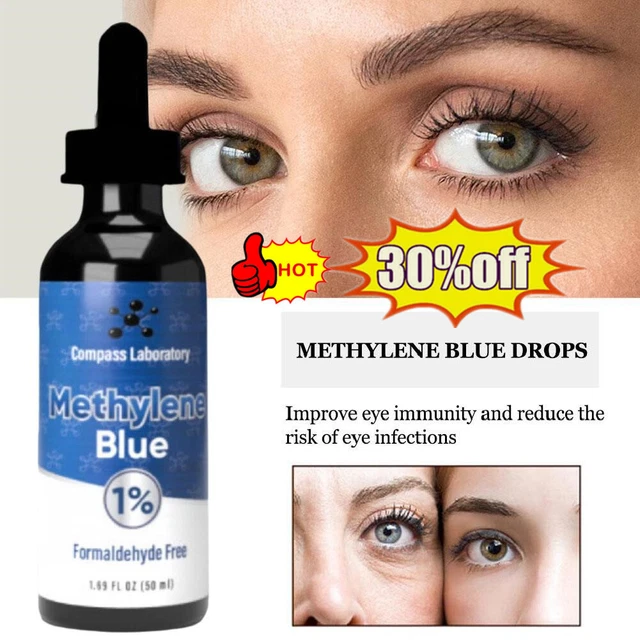 50ML COMPASS LABORATORY - Methylene Blue 1% Brain Health Dietary ...