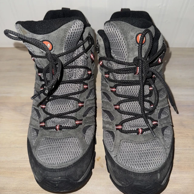 MENS MERRELL MOAB Mid Gore Tex Beluga Hiking Boots Size US 10.5 great ...