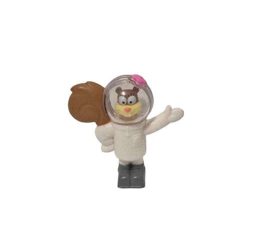 SANDY CHEEKS SPONGEBOB Mcdonalds 2” Tall Cake Topper Happy Meal Toy ...