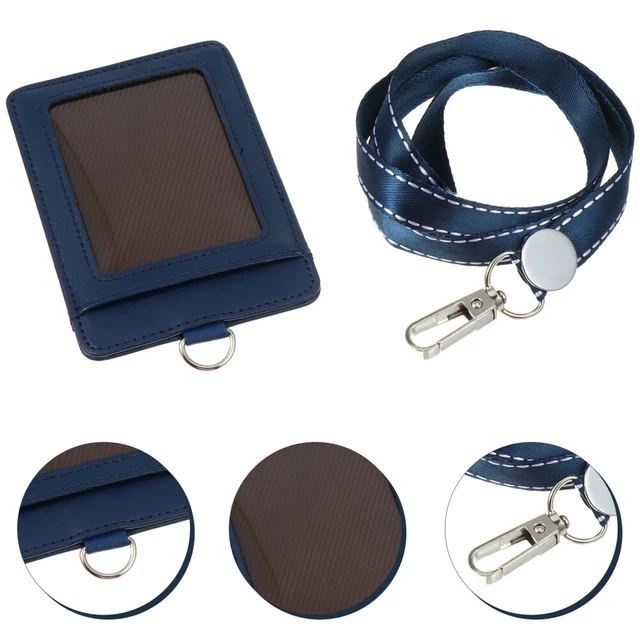 PORTE-BADGE AVEC CORDON Dossier ID D'identification Support Carte PVC ...