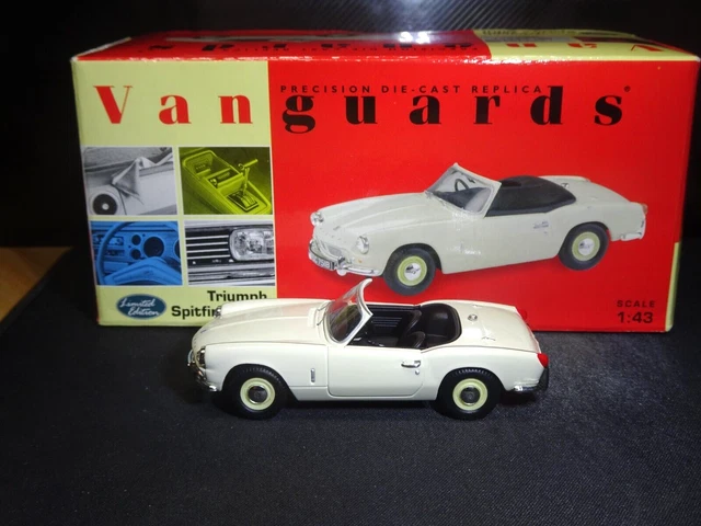 VERY RARE 1/43 Corgi Vanguards Triumph Spitfire Mk2 White - Black ...