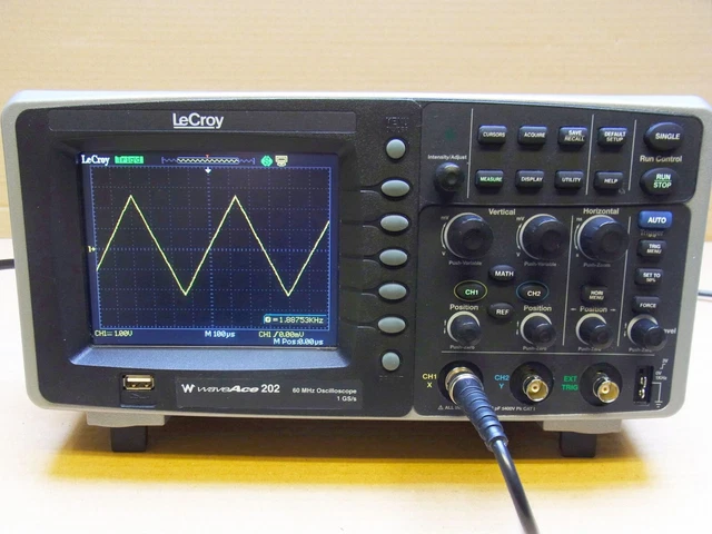 OSCILLOSCOPE NUMÉRIQUE PROFESSIONNEL LeCroy WaveAce 202 EUR 250,00 ...