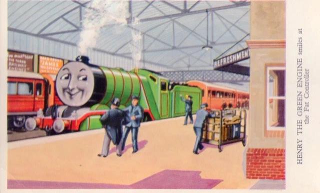 ORIGINAL 'THOMAS the Tank Engine' series card 1958: Henry the Green ...