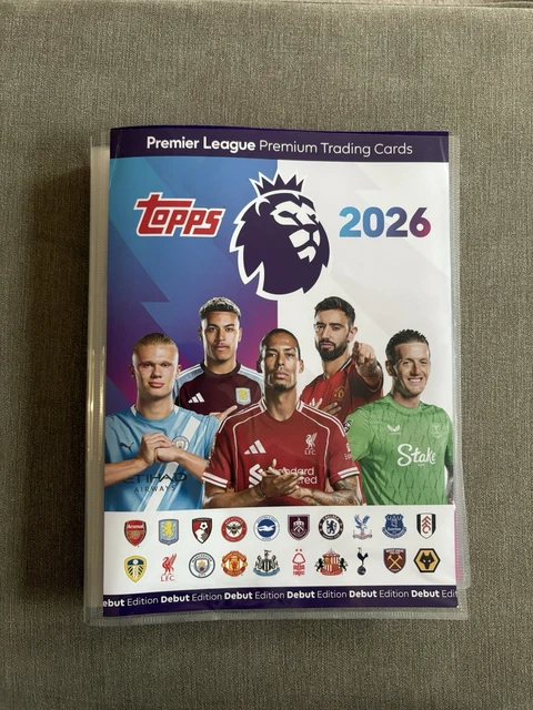 TOPPS PREMIER LEAGUE 2026 Complete Base Set 300 Cards Official Starter ...