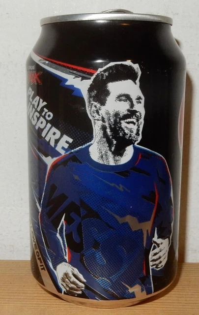 LIONEL MESSI 2022 Play to Inspire Pepsi Max Cola Can from HOLLAND (33cl ...