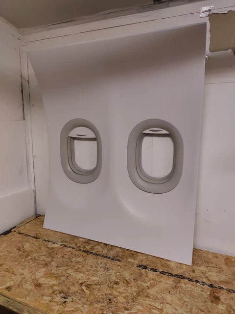 AIRBUS A320 DOUBLE Interior Window Panel With Blinds Aircraft Upcycle ...