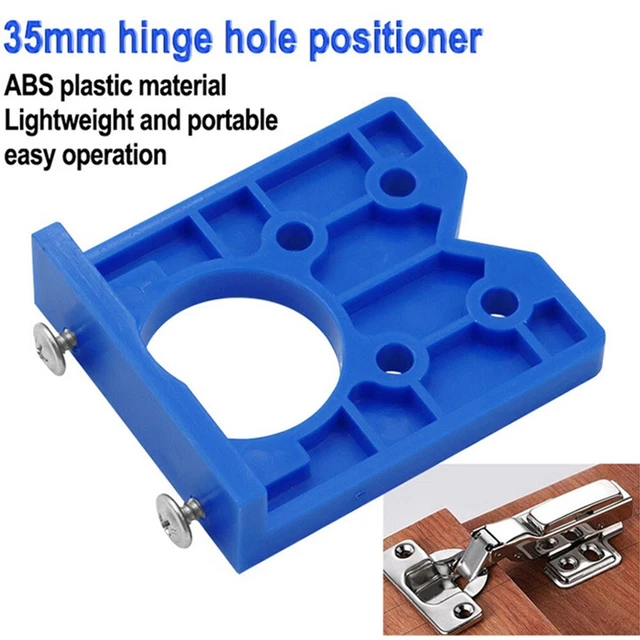 35MM HINGE JIG Door Cabinets Concealed Hinge Hole Template Drill Guide 