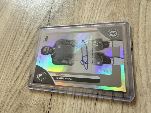 TOPPS PREMIER LEAGUE 25/26 2026 # Reece James AC-RJ Chelsea Auto ...