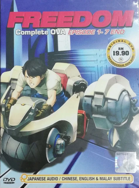 DVD~ANIME FREEDOM COMPLETE Ova Vol.1-7 End English Subtitle Region All ...