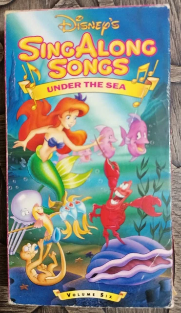 Disney Sing Along Songs Under The Sea Vhs Volume 6 Mermaid 490 Picclick
