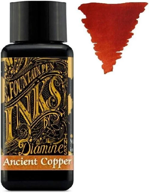 DIAMINE - 30ML Fountain Pen Ink - Core Colour Set - 6 Pack - Sepia ...