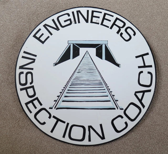 BRITISH RAILWAYS ENGINEERS Inspection Saloon Coach Headboard £52.20 ...