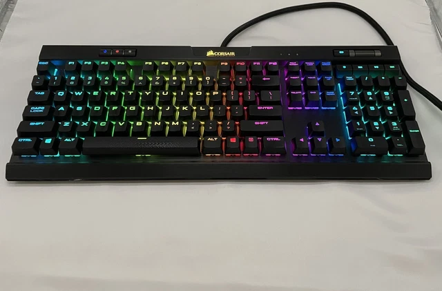 CORSAIR K70 RGB MK2 MK.2 Mechanical Gaming Keyboard - Cherry MX Silver ...