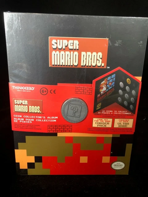 SUPER MARIO BROS. Coin Collector’s Album THINKGEEK NINTENDO 2018 New ...